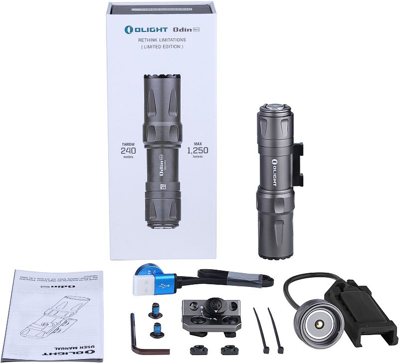 OLIGHT Svietidlo Odin Mini 1250 lm limitovaná edicia - gunmetal grey ...