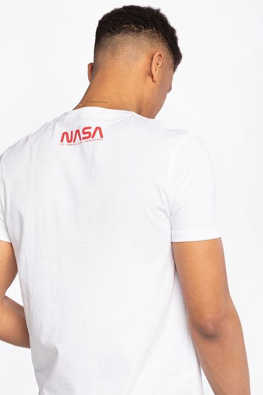 ALPHA INDUSTRIES Tričko NASA Grand Tour T biele 116504/09 | Muničák