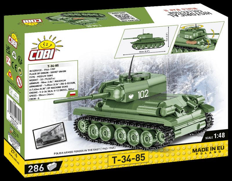 COBI Stavebnica WW2 T-34-85 (COBI-2716) | Muničák