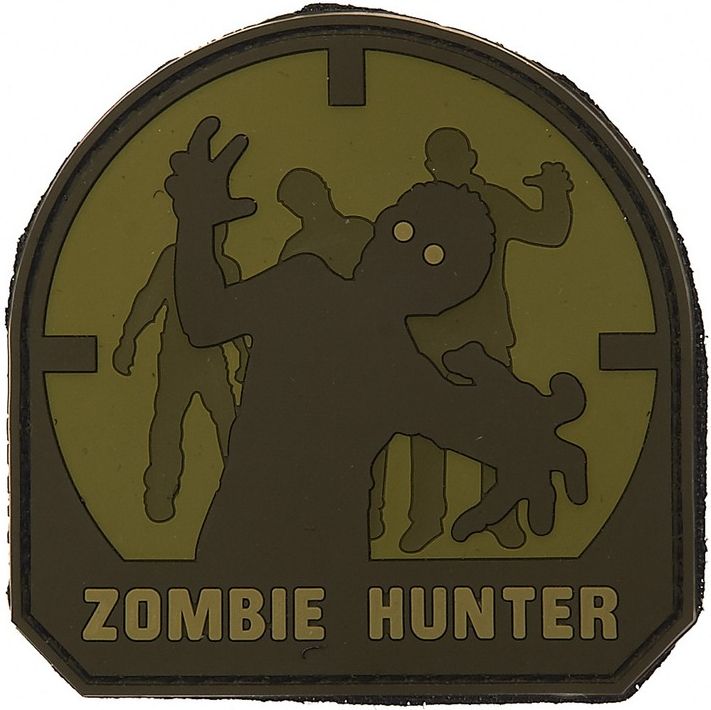 3D PVC Nášivka/Patch Zombie Hunter - arid | Muničák