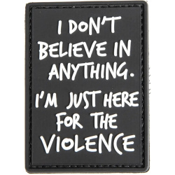 GFC 3D PVC Nášivka/Patch Violence - černa | Muničák